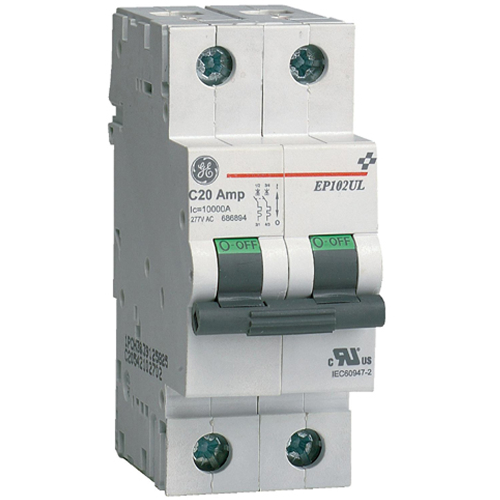 ABB Industrial Connections & Solutions EP62ULB10 MINIATURE CIRCUIT BREAKER, ElfaPlus, DIN Rail ...