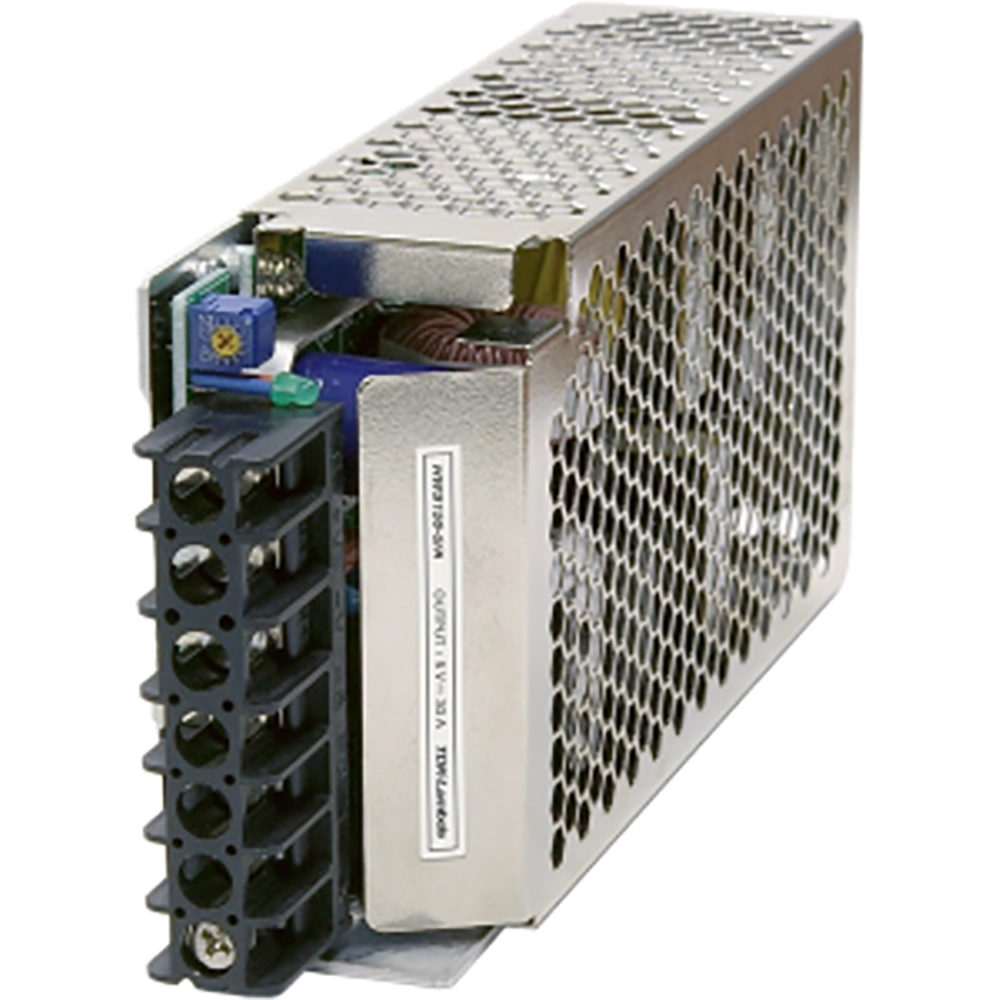 TDK-Lambda HWS150-24/A Power Supply,AC-DC,24V,6.5A,85-265V In,Enclosed,DIN Rail,PFC,156W,HWS Series