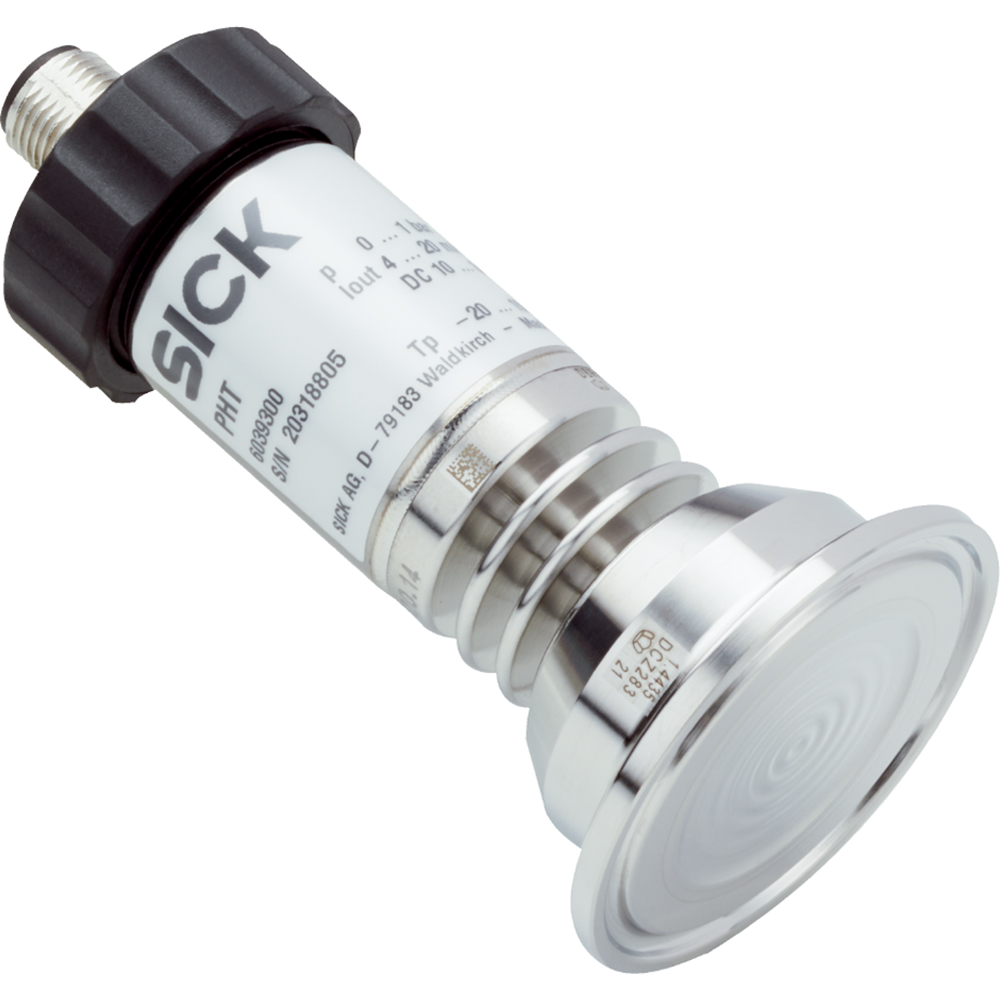 SICK PHT-RB6X0SD30S0ALS0Z Pressure Sensor, PHT, Liquid, Gaseous,0bar-6bar, 20C-+150C, 4mA- 20mA