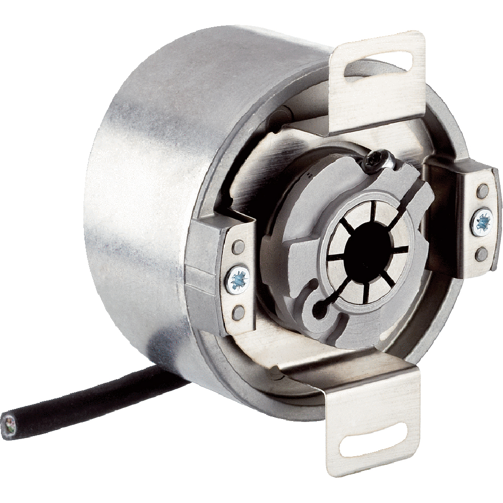 SICK DFS60B-BEEL05000 Incremental Encoder, 5,000 PPR, 12 mm Dia. Metal Shaft, 10-32 V, 3 m Cable